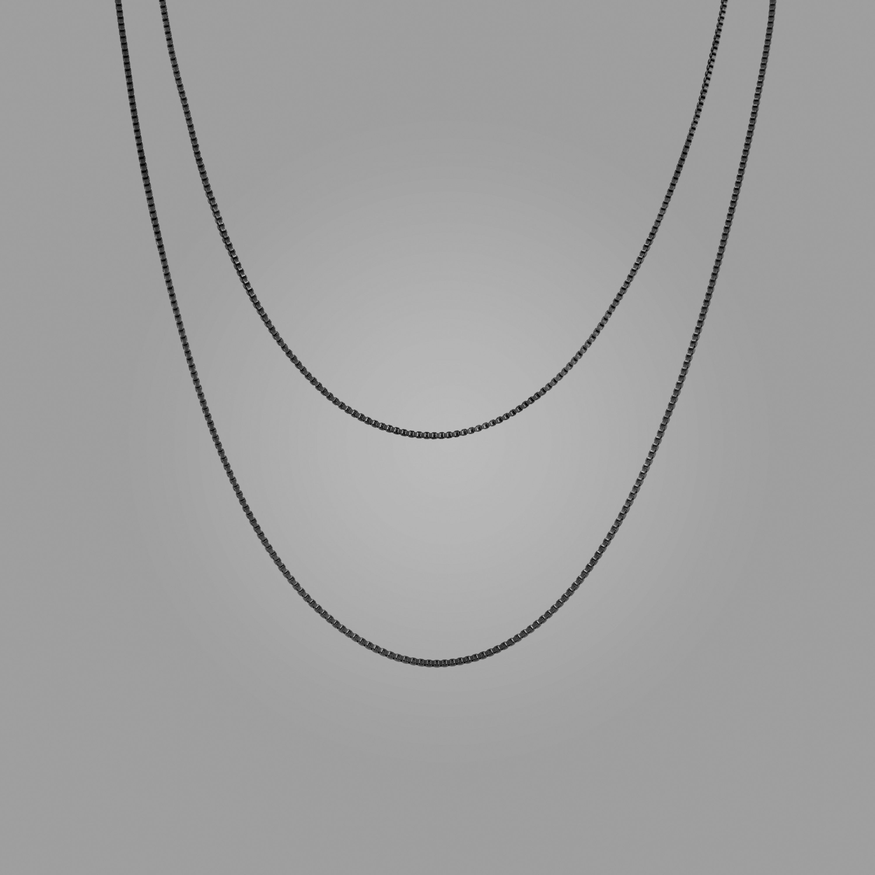 Micro Box Chain Set | Dual Chain Pack for Men | Black Mamba – HOUSE OF ...