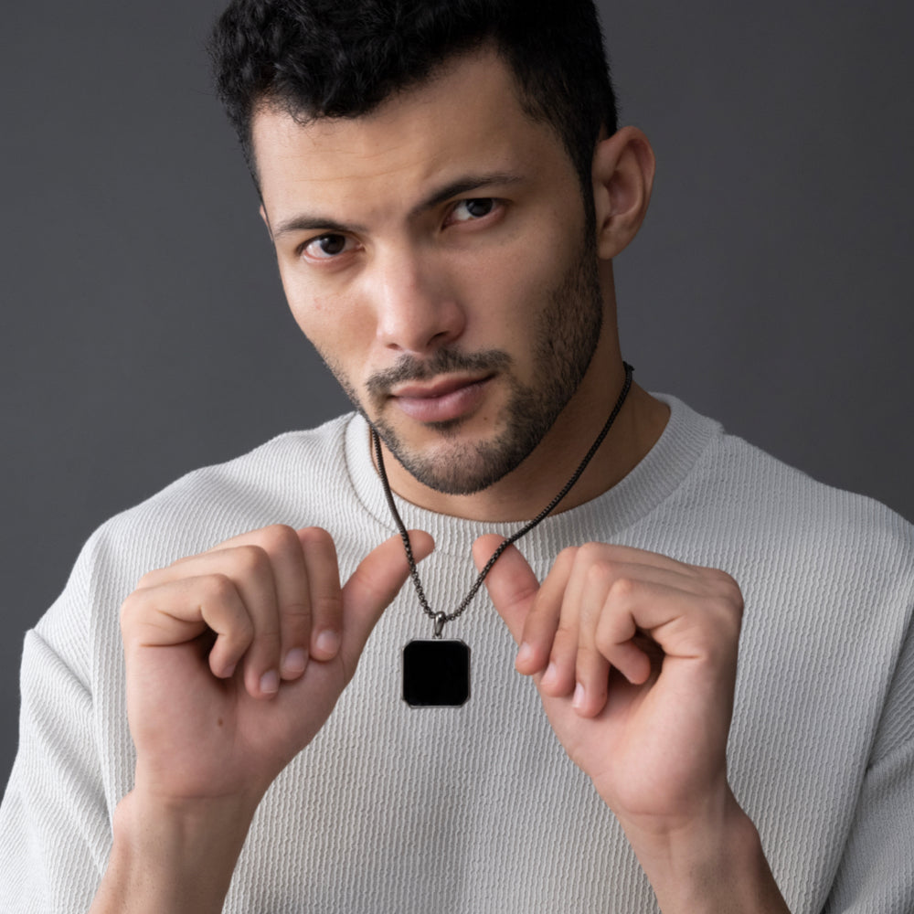 Essentia Pendant with 22" Jared Chain – Black Mamba – HOUSE OF BLACK MAMBA